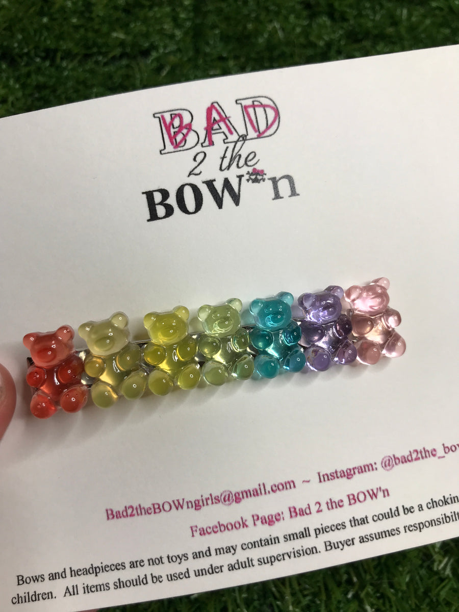 GUMMY BEAR rainbow clip