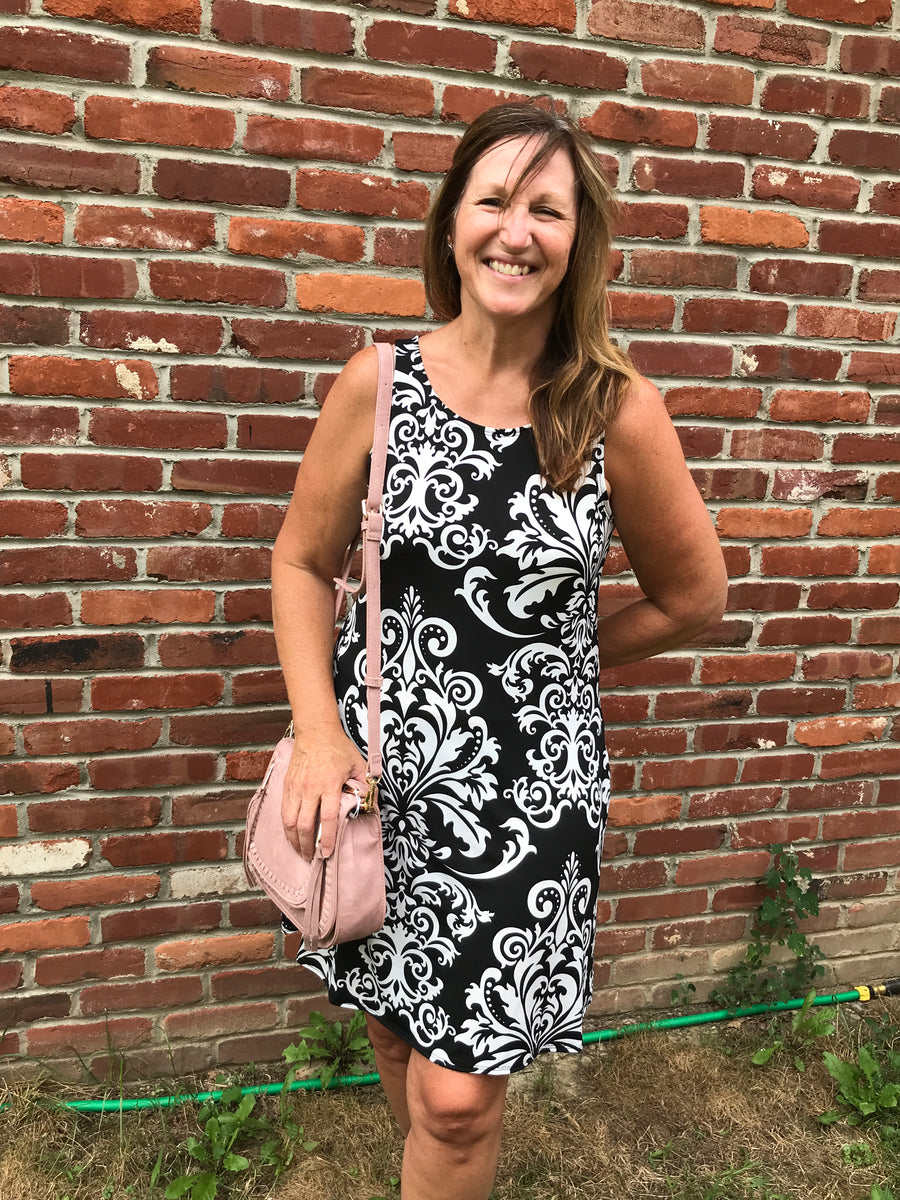Damask Darling tank swing dress